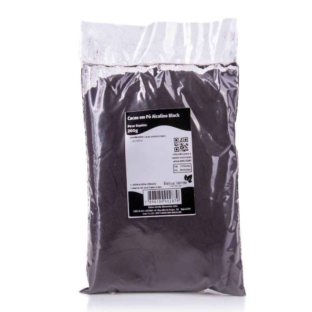 Cacau em Pó Black (Alcalino) 200g - Atacado de Produtos Naturais