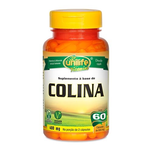 Colina Unilife 60 Cápsulas - Atacado de Produtos Naturais