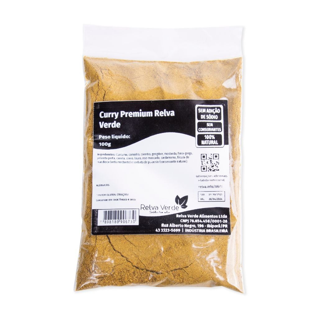 Curry Premium 100g - Atacado de Produtos Naturais