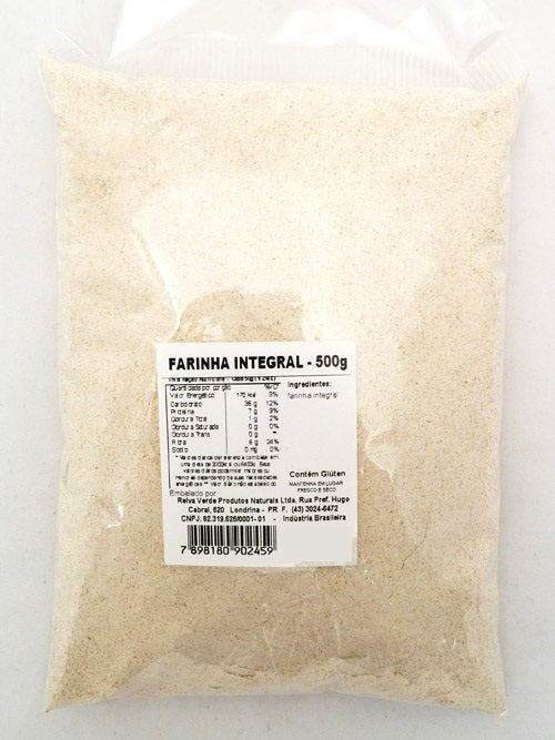 Farinha Integral 500g - Atacado de Produtos Naturais