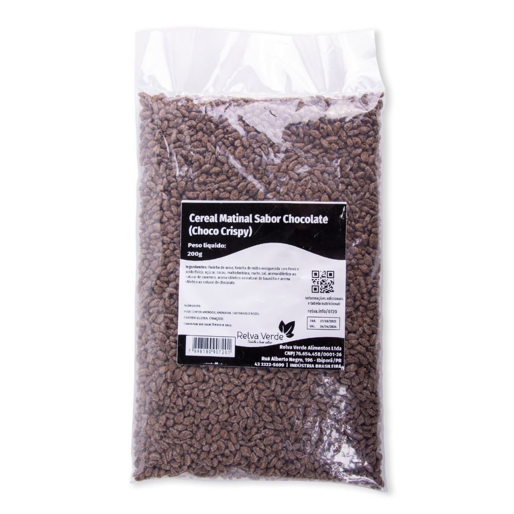 Cereal Matinal Sabor Chocolate (Choco Crispy) 200g - Atacado de ...